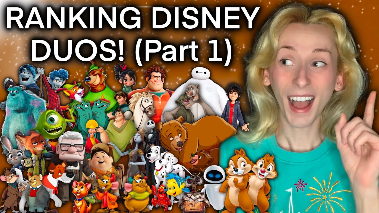 RANKING DISNEY DUOS!! (Part 1) 🐻🤖🦀 with Nicky Marra! - YouTube
