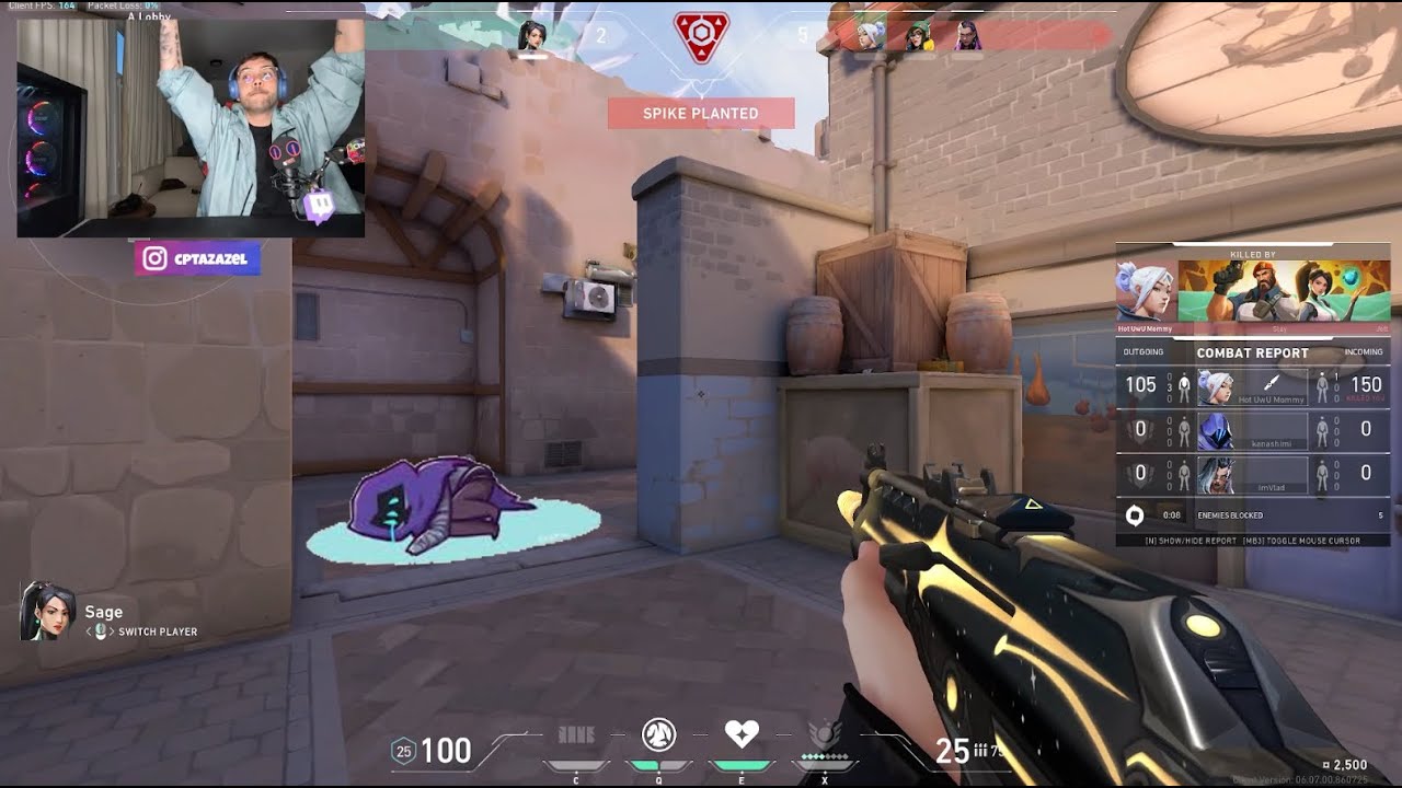 Most TILTING Valorant game eveeeer with Omen on Ascent - YouTube