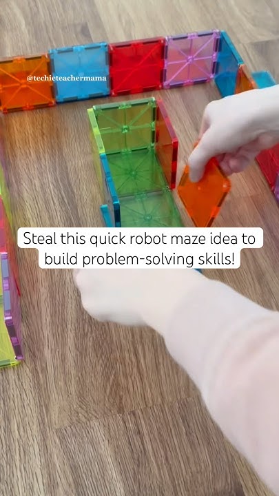 @MAGNATILES make great mazes for robots that can 🚀 problem-solving and ...