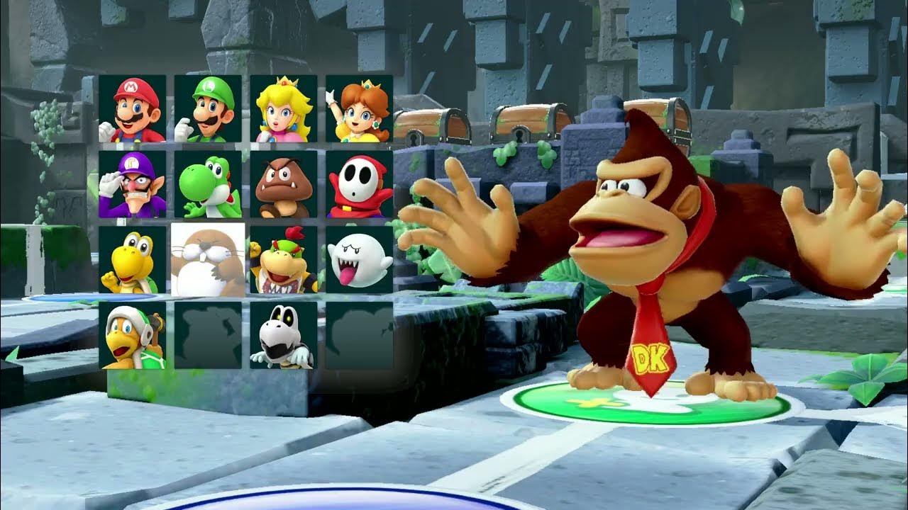 Super Mario Party Whomp's Domino Ruins # 12 Donkey Kong vs Wario , Bowser & Rosalina - YouTube