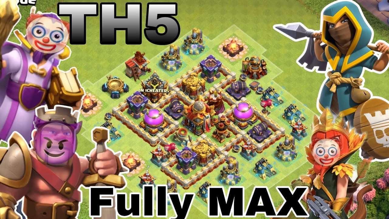 TH5 but not TH5 vs Max Heros Clashofclans challenge video - YouTube