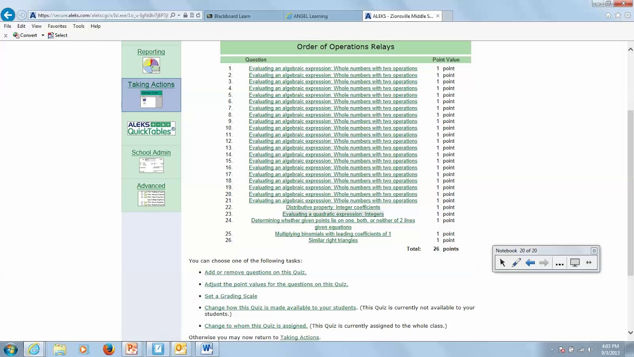 Evaluating a quadratic expression Integers - YouTube