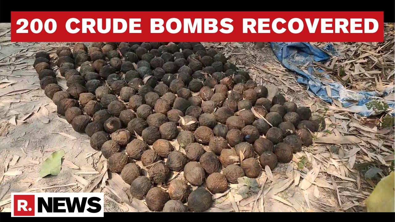 WB: 200 Crude Bombs Recovered From South 24 Parganas - YouTube
