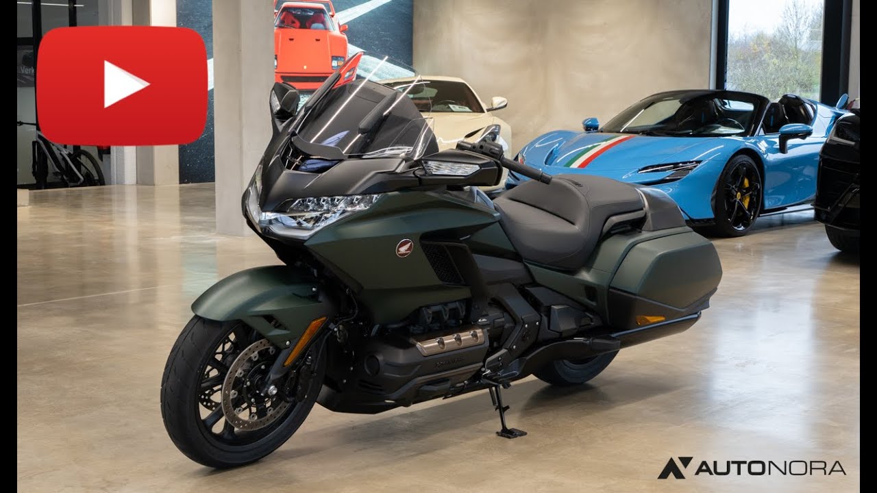 Honda Gold Wing GL1800 in Matt Armoured Green Metallic - YouTube