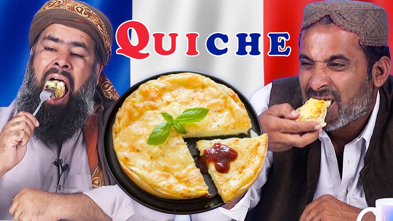 Tribal People Try Quiche For The First Time - YouTube