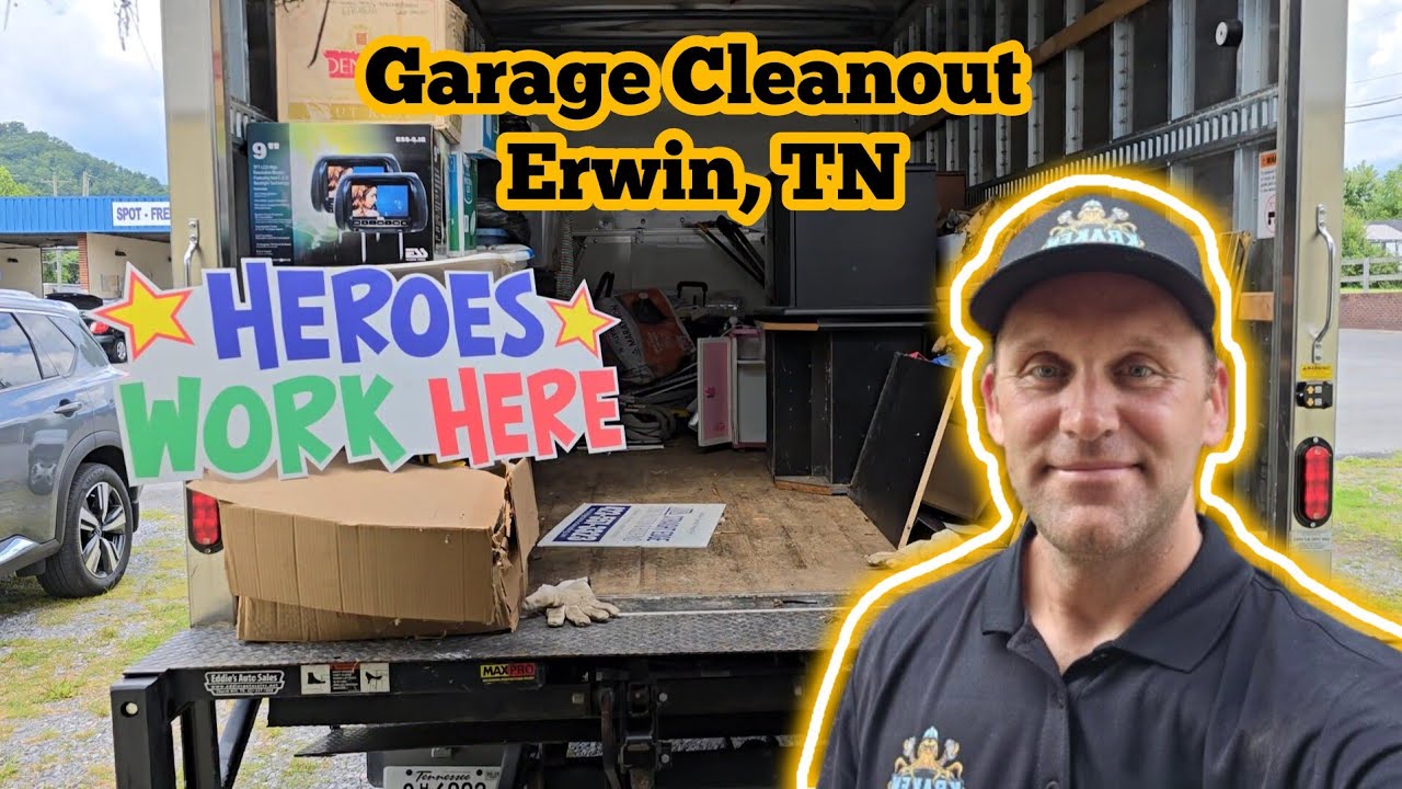 Massive Garage Cleanout In Erwin TN Watch Kraken Junk Removal Fill A massive-garage-cleanout-in-erwin-tn-watch-kraken-junk-removal-fill-a