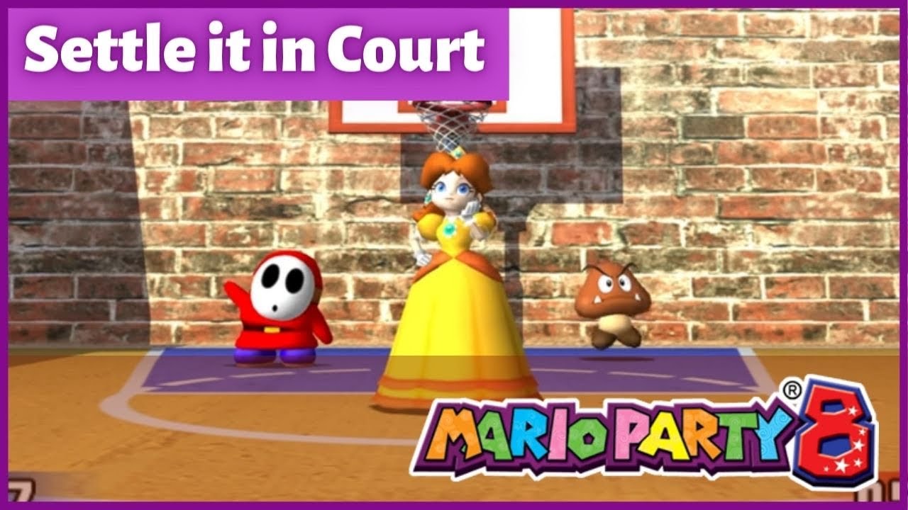 Mario Party 8 - Settle it in Court | Daisy Gameplay - YouTube
