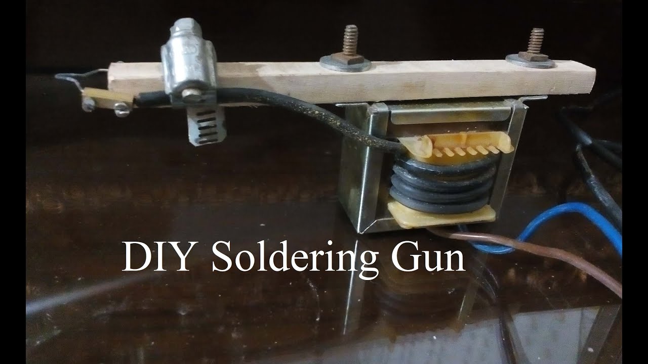 Home Made Soldering Gun (English) - YouTube