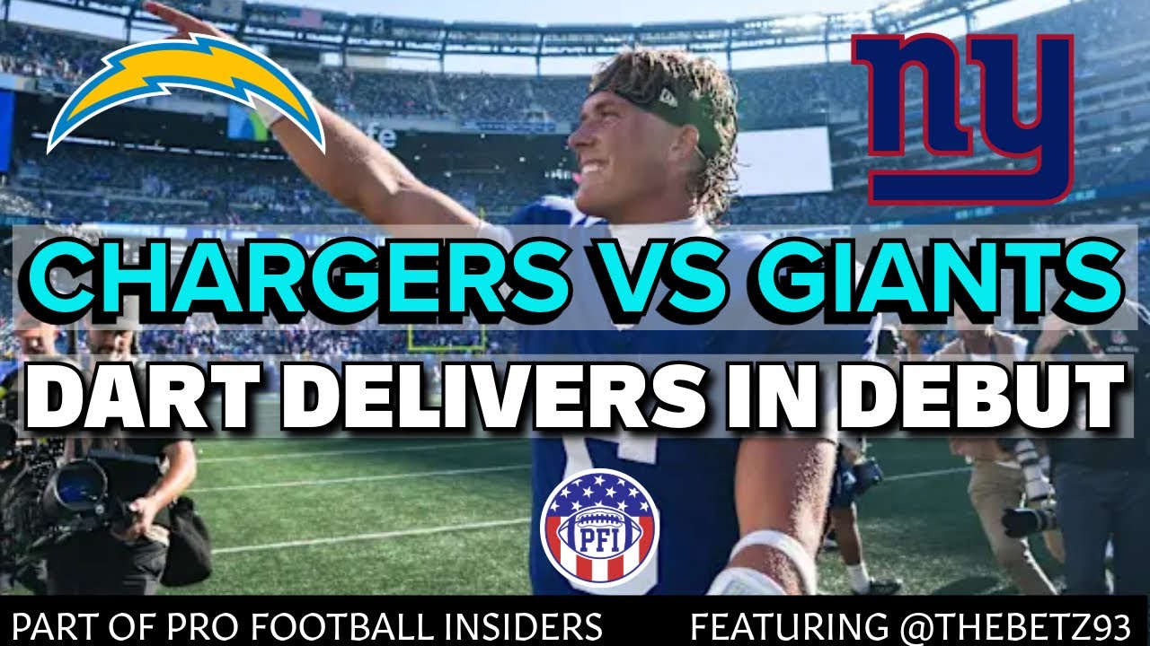 Giants Shock Chargers 21–18 | Dart’s Debut Heroics - YouTube