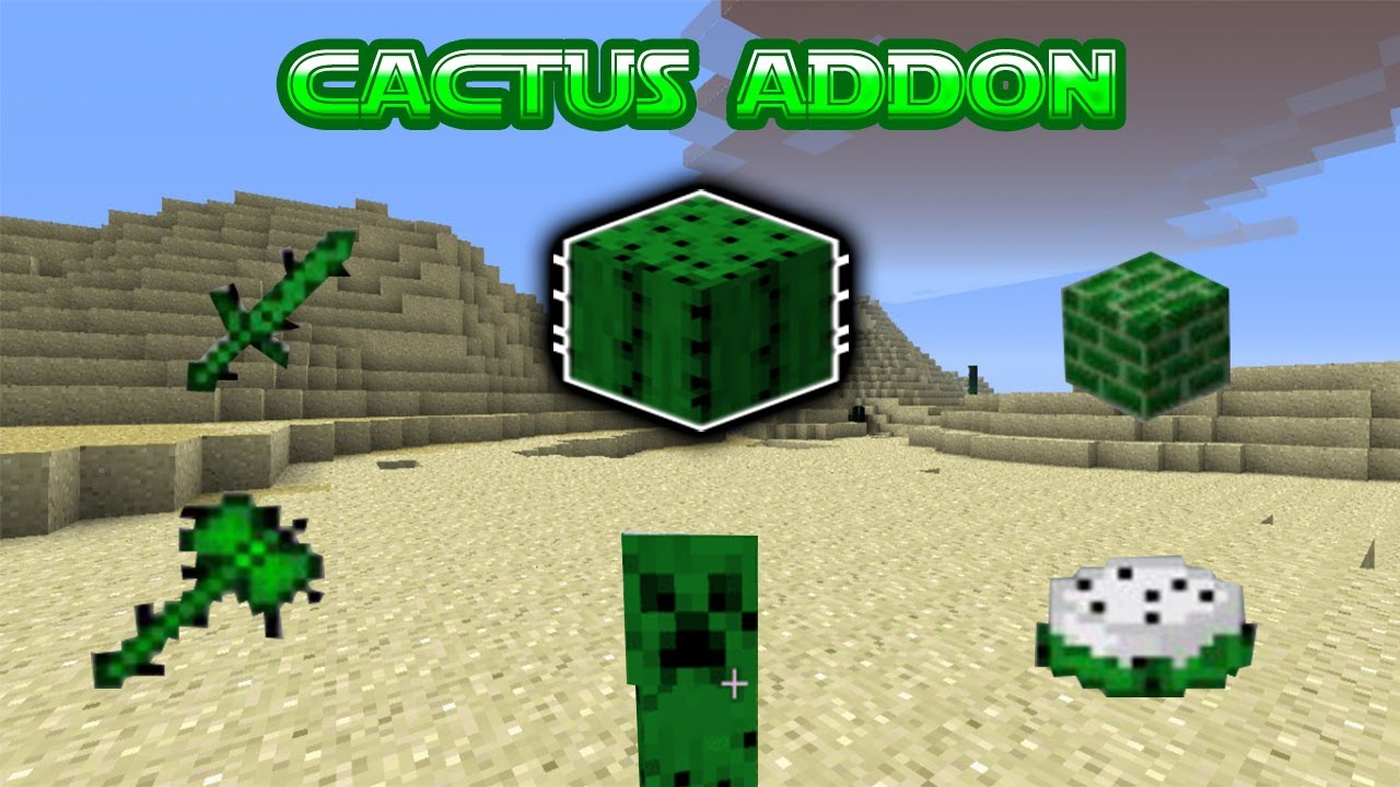 Cactus Addon (mods) para Minecraft PE 1.13/1.14+ - Más utilidad para ...