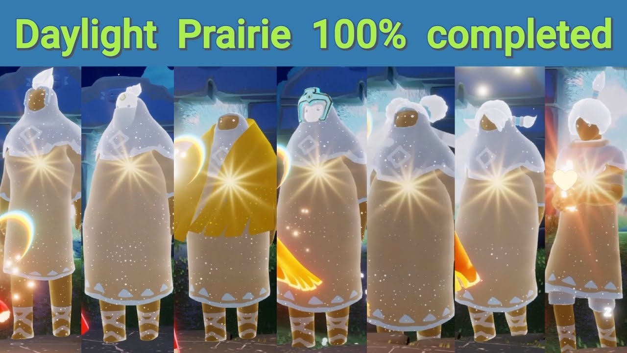 Sky Children of the Light - Daylight Prairie Map 100% completed - YouTube