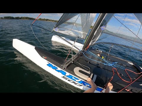 Sailing the ALL NEW Nacra MKII Singlehanded - YouTube