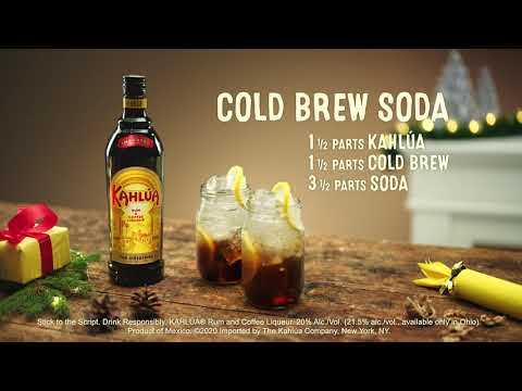 How to make a Cold Brew Soda for Christmas | Kahlúa - YouTube