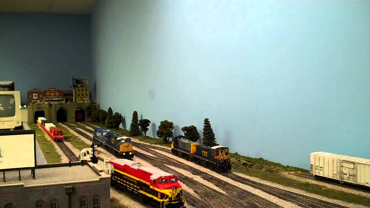 CSX Q173 intermodal switches power part 2 - YouTube