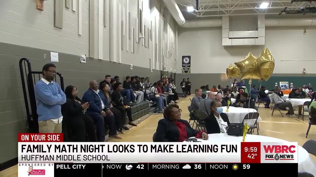 Family math night looks to make learning fun at Huffman Middle School ...