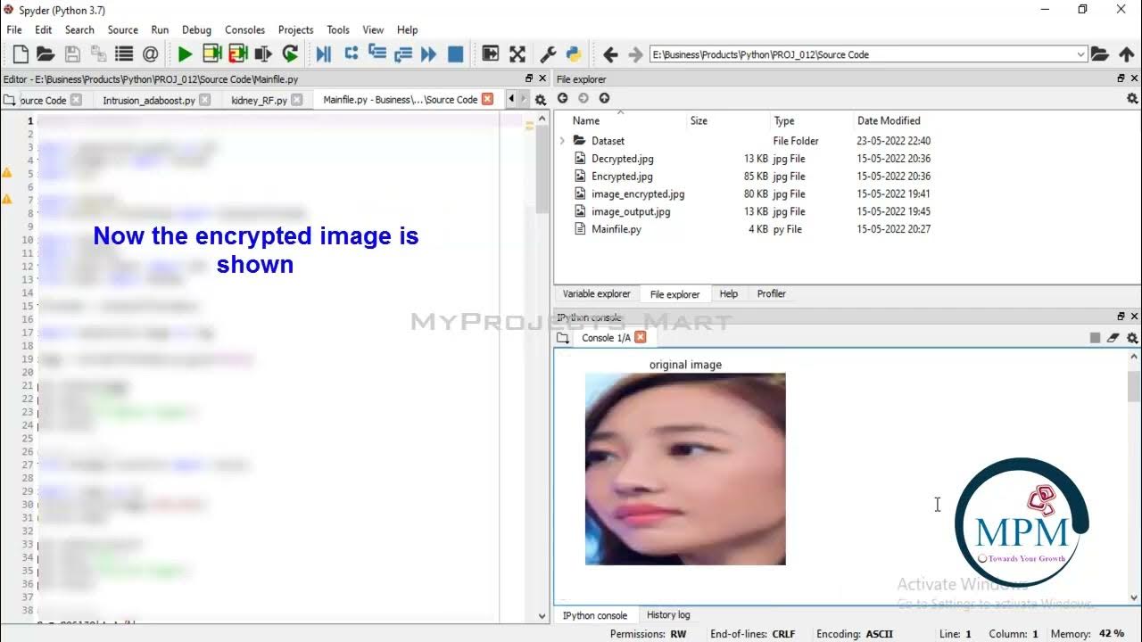 Encryption and Decryption of Text & Images by AES in PYTHON - Digital ...