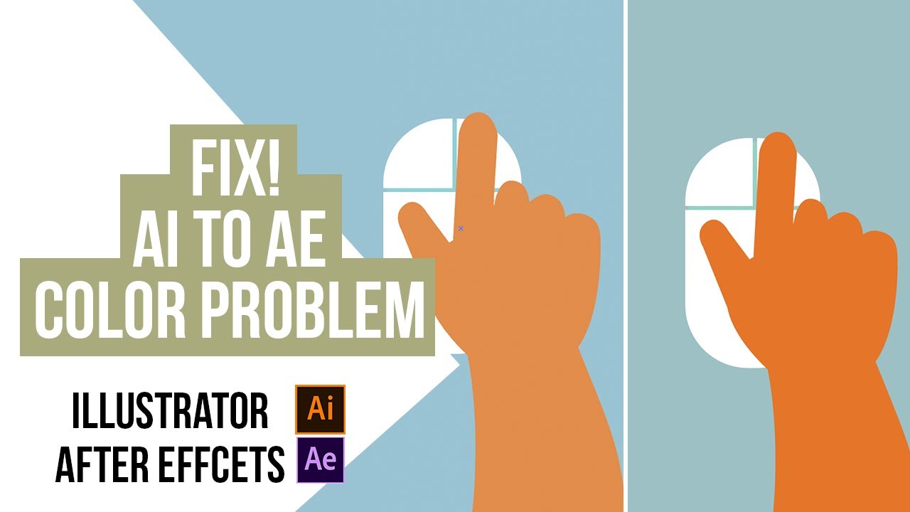 FIX ILLUSTRATOR FILE IN AFTER EFFECTS COLOR PROBLEM YouTube FIX ILLUSTRATOR FILE IN AFTER EFFECTS COLOR PROBLEM YouTube