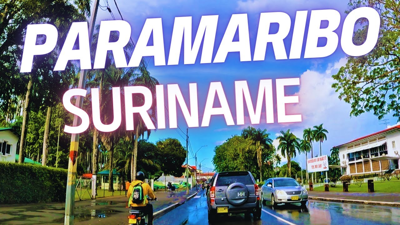 Paramaribo Suriname 2023 Driving City - YouTube