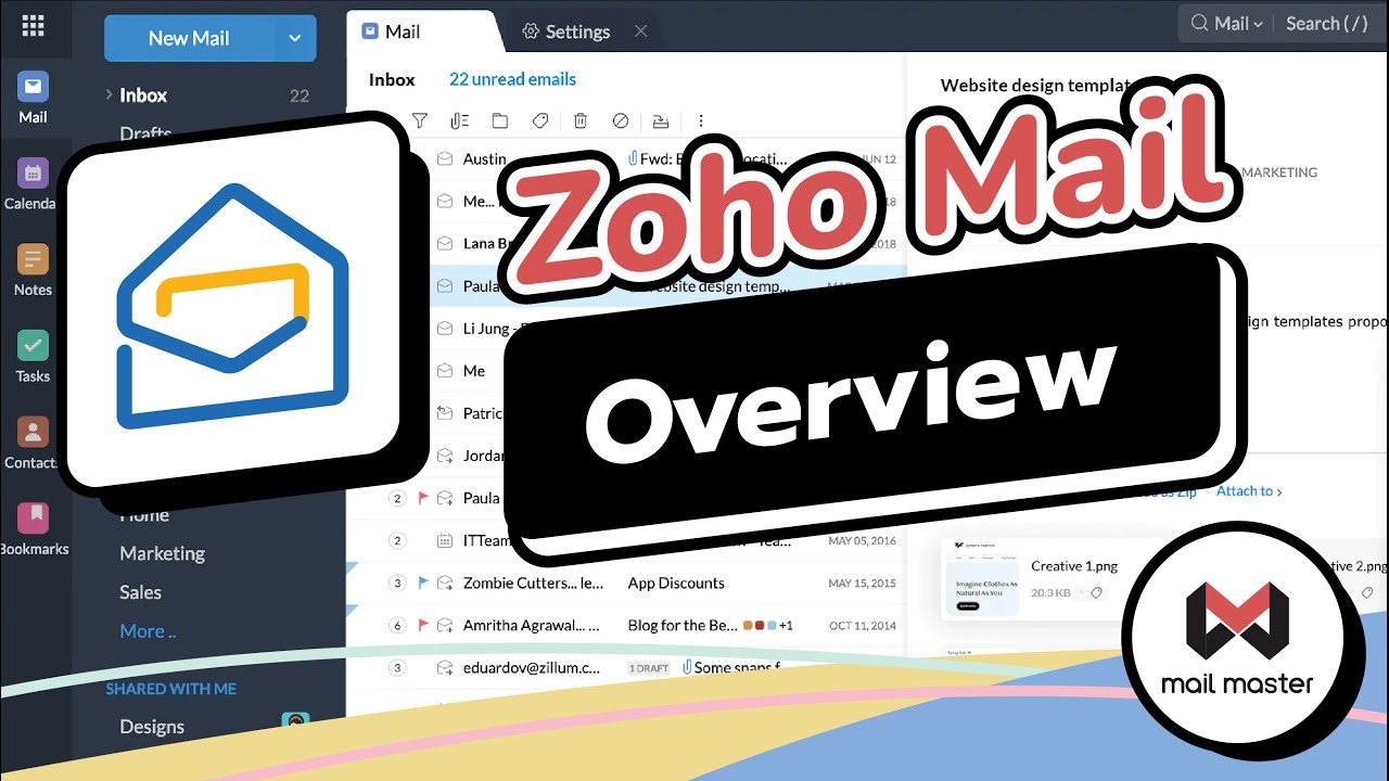 Zoho Mail Overview - YouTube