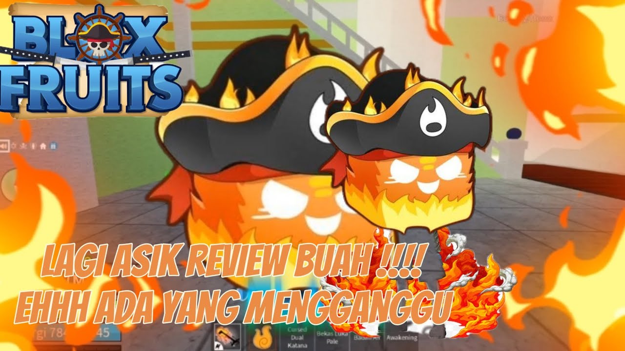 REVIEW BUAH FLAME (API) BLOX FRUIT- (LAGI ASIK REVIEW BUAH API BUAH ICE ...