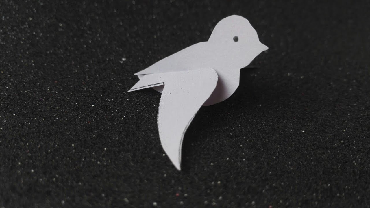 How To Make Paper small Sparrow Craft 3D Paper Sparrow | Paper Sparrow ...