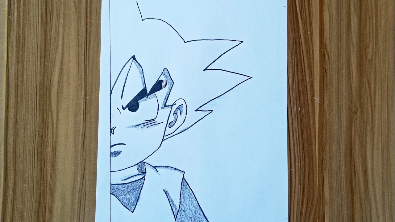 How To Draw Goku With Pencil Step By Step || Dragon Ball Tutorials ...