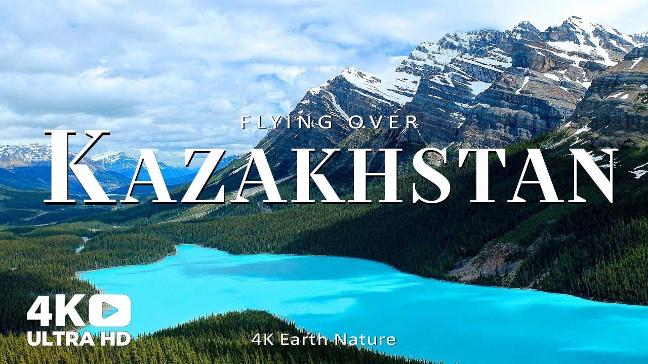 Kazakhstan 4K - Earth Nature - Calming music with beautiful nature ...