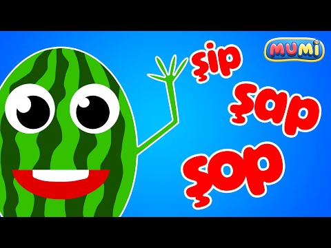 Karpuz Adam Şip Şap Şop - Meyveleri Öğreten Şarkılar