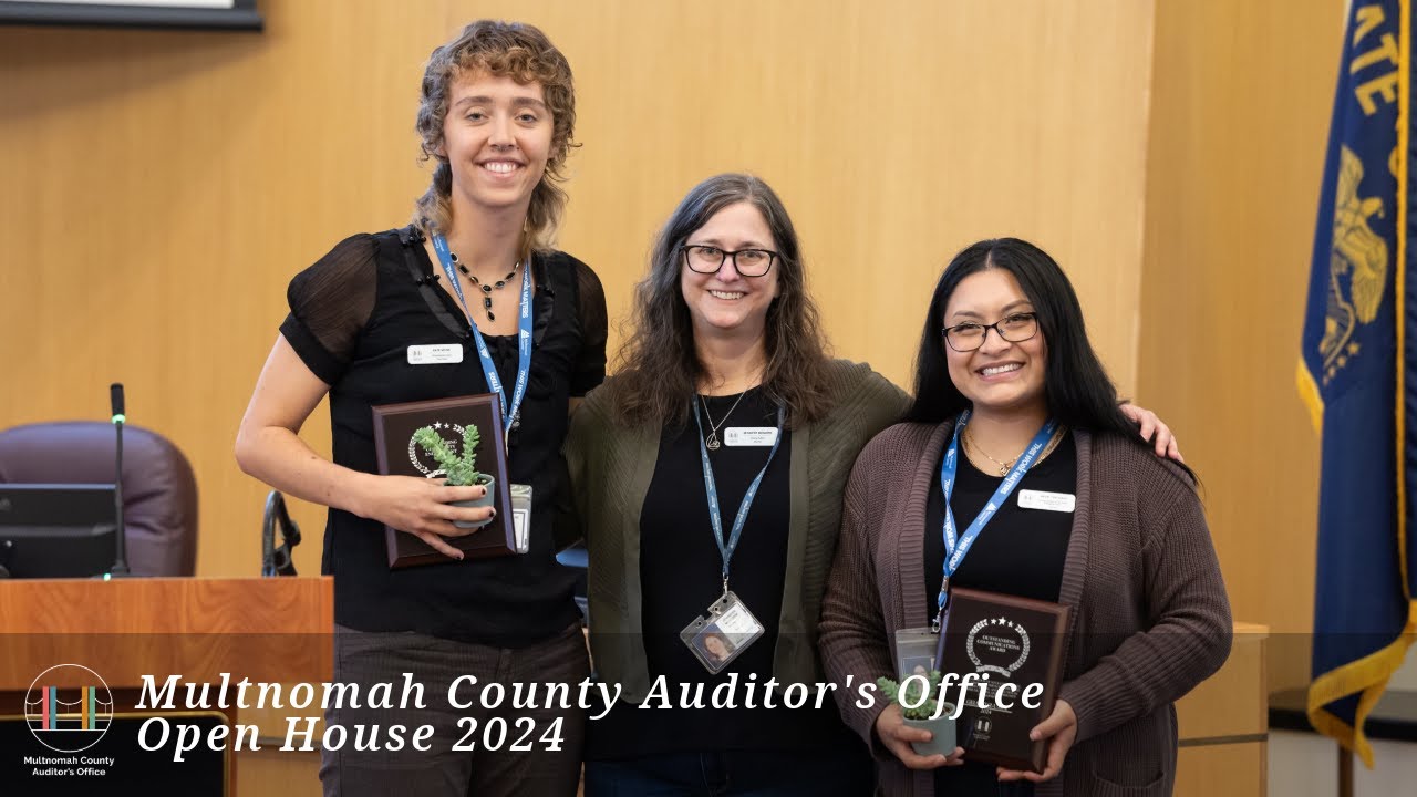 Multnomah County Auditor's In-Person Open House - YouTube