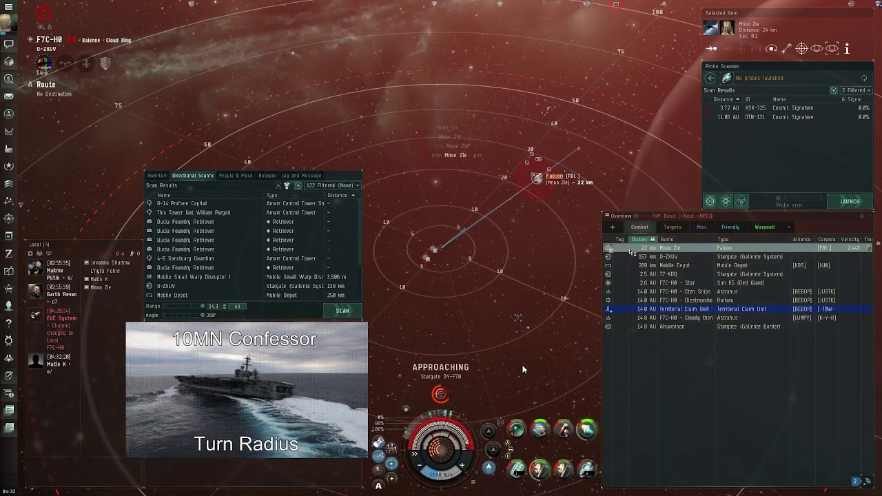 EVE Online PVP Breakdown #20 - Confessor vs Sabre/Falcon - YouTube