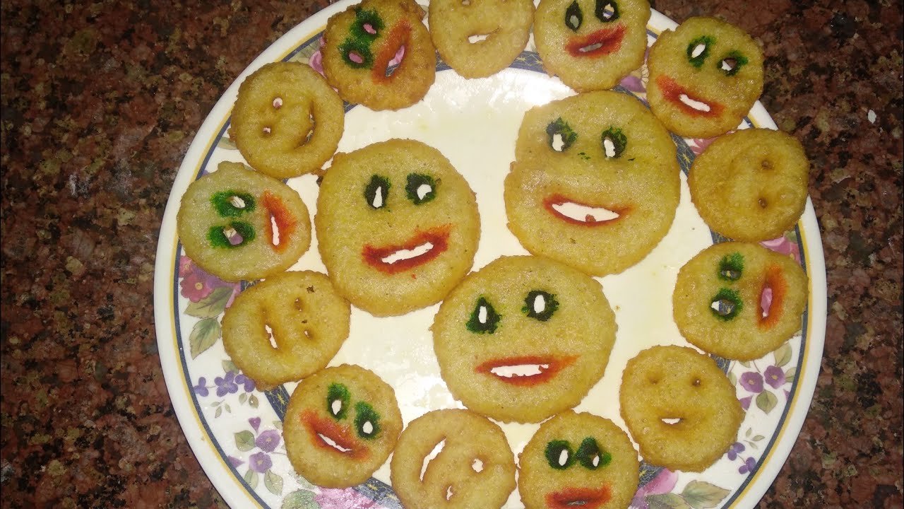 How To Make Potato Smiley | Easy Snack Recipe - YouTube