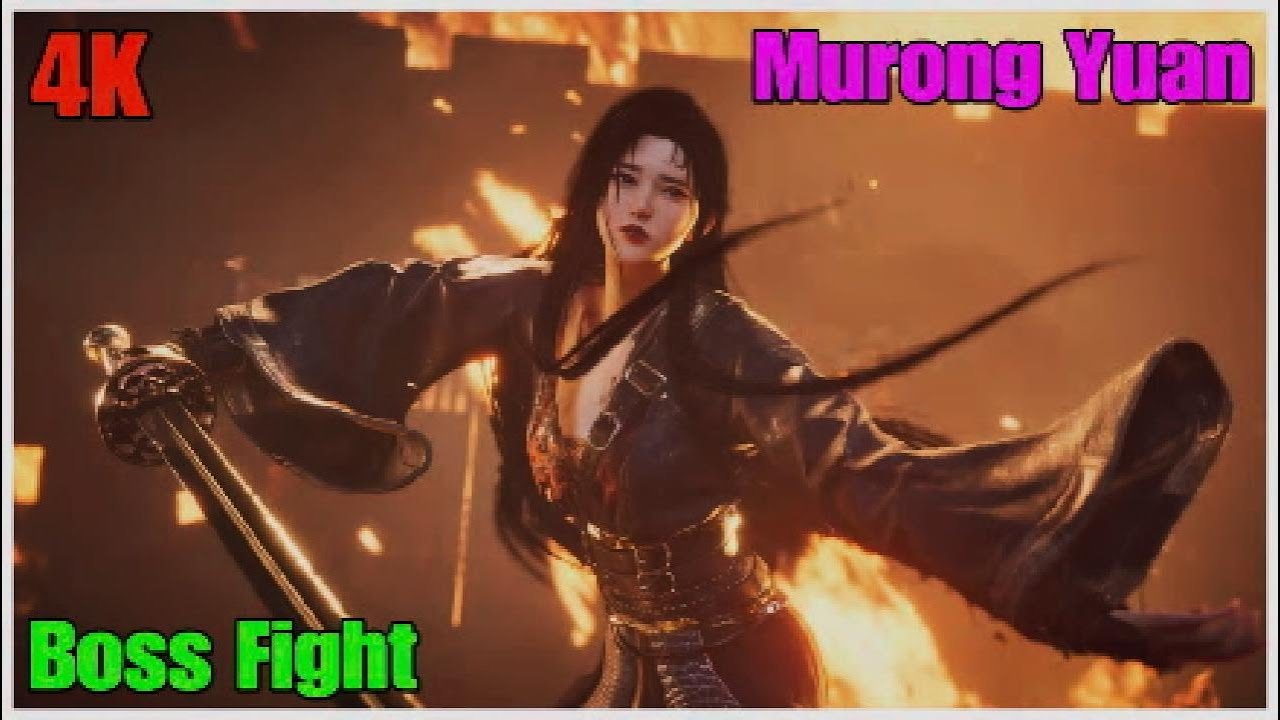Where Winds Meet - Murong Yuan Boss Fight - YouTube