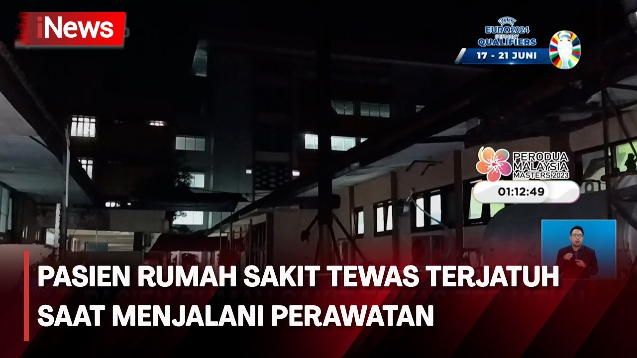 Pasien Rumah Sakit Tewas Terjatuh saat Menjalani Perawatan - YouTube