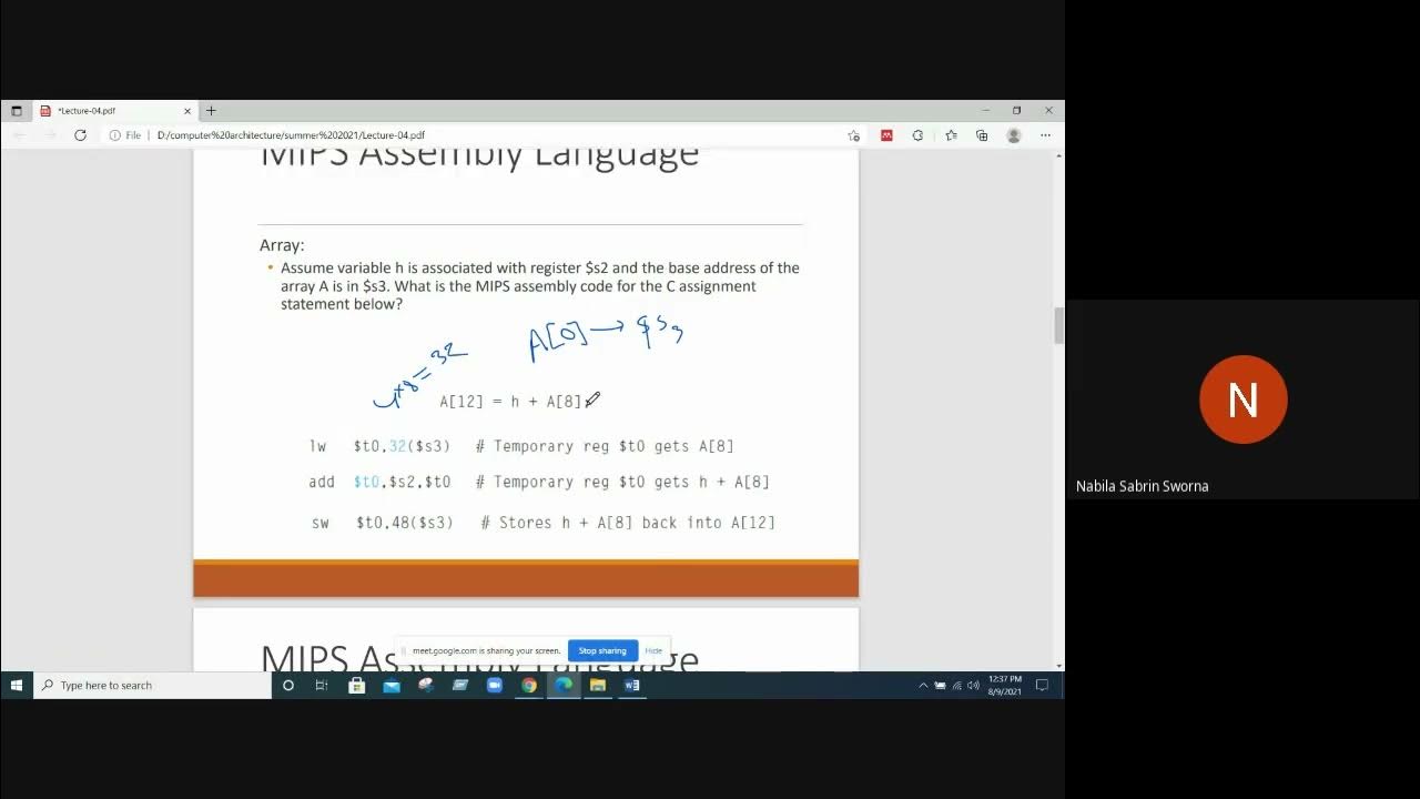 Lecture 6(Part 2) - Computer Architecture [Nabila Sabrin] - YouTube