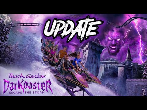 DarKoaster Update - Construction, Opening Timeframe, and More | Busch ...