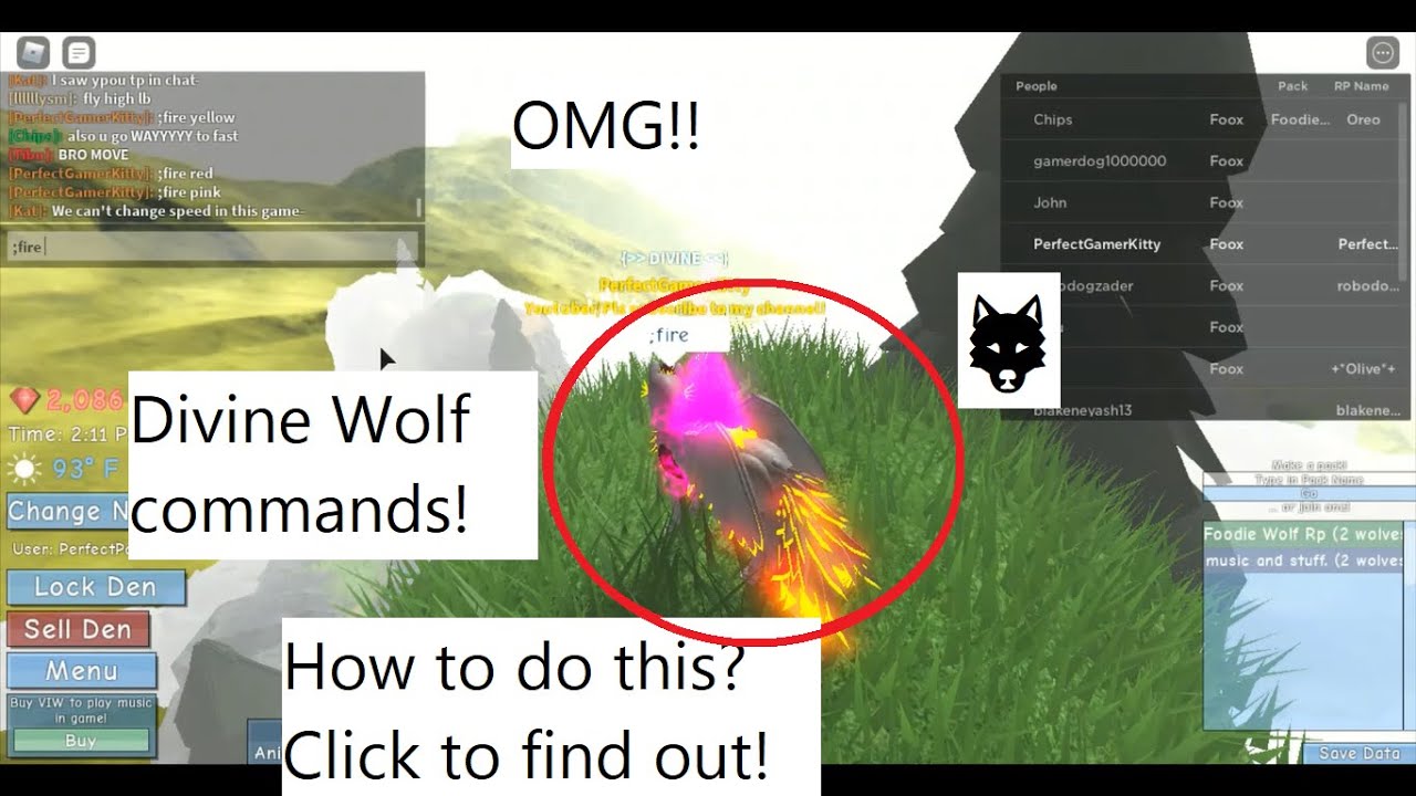 Learn to use all the commands of Divine Wolf in Wolves Life 2 ...