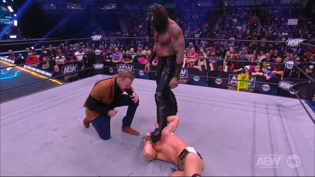 Christian & Luchasaurus Return to Attack Jungle Boy on AEW Grand Slam ...