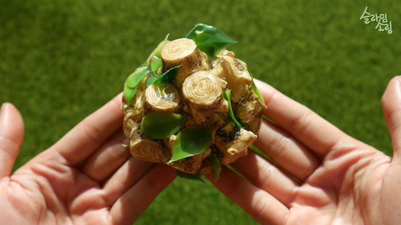 그루터기 슬라임 | Stump Slime | SLIME ASMR #169 - YouTube