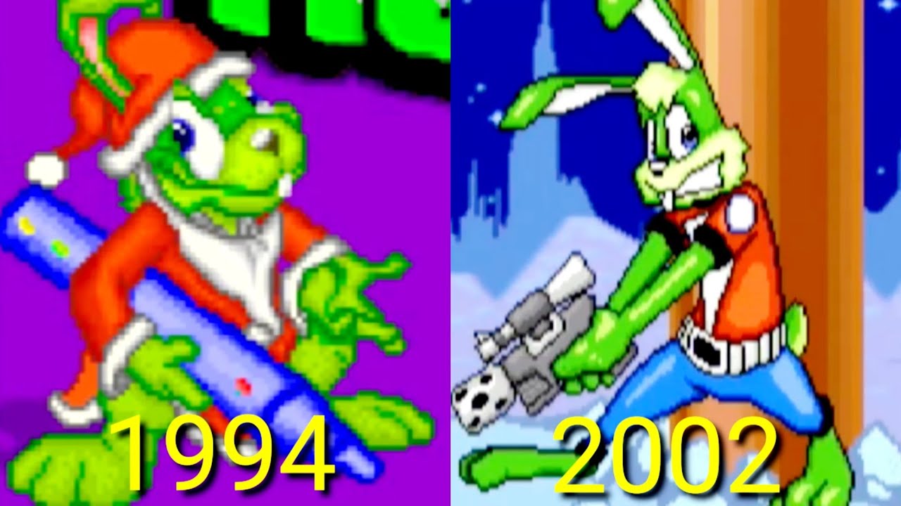Evolution of Jazz Jackrabbit Games 1994~2002 - YouTube