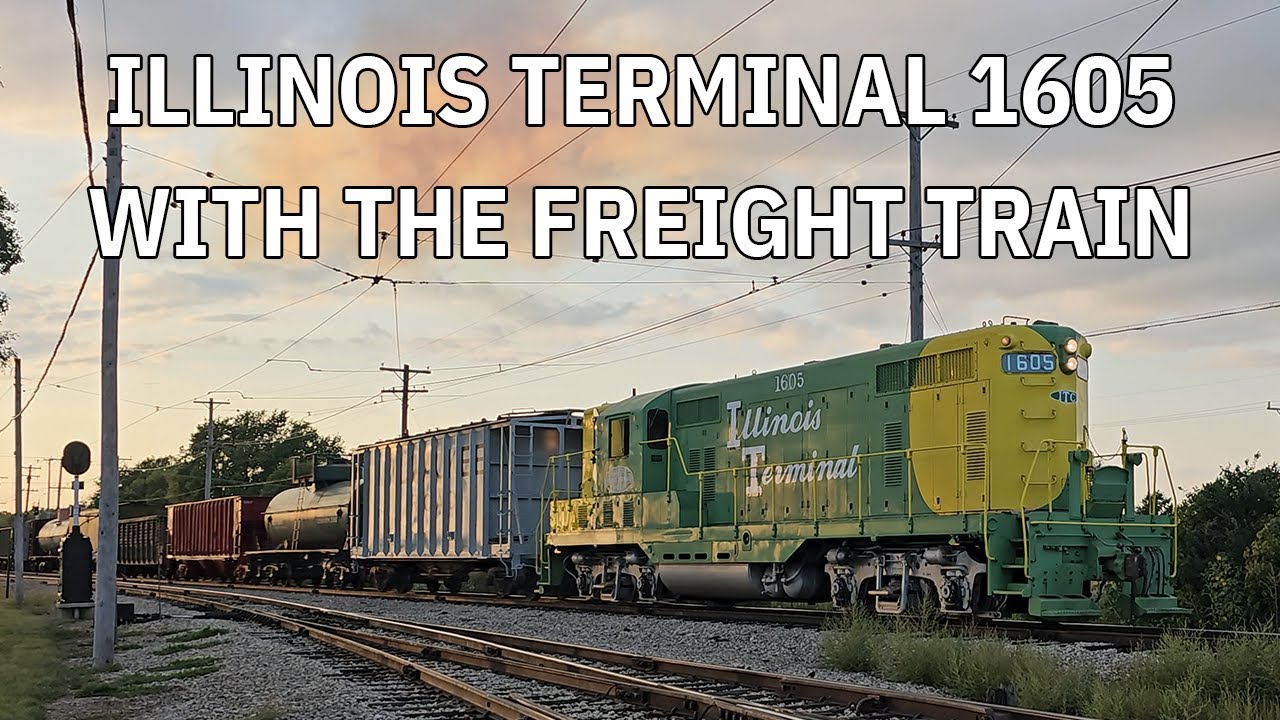 Illinois Terminal 1605 Pulling The Demo Freight Train - Showcase ...