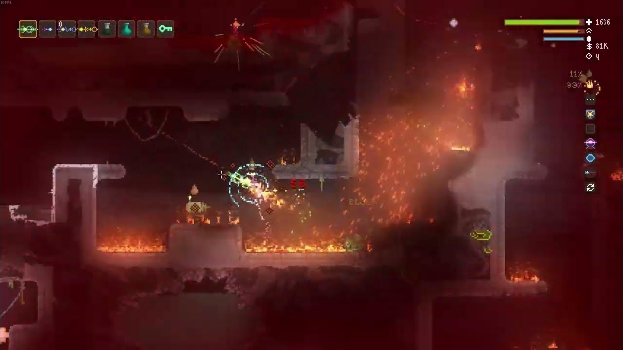 Noita - Mecha Kolmi Boss Battle - YouTube