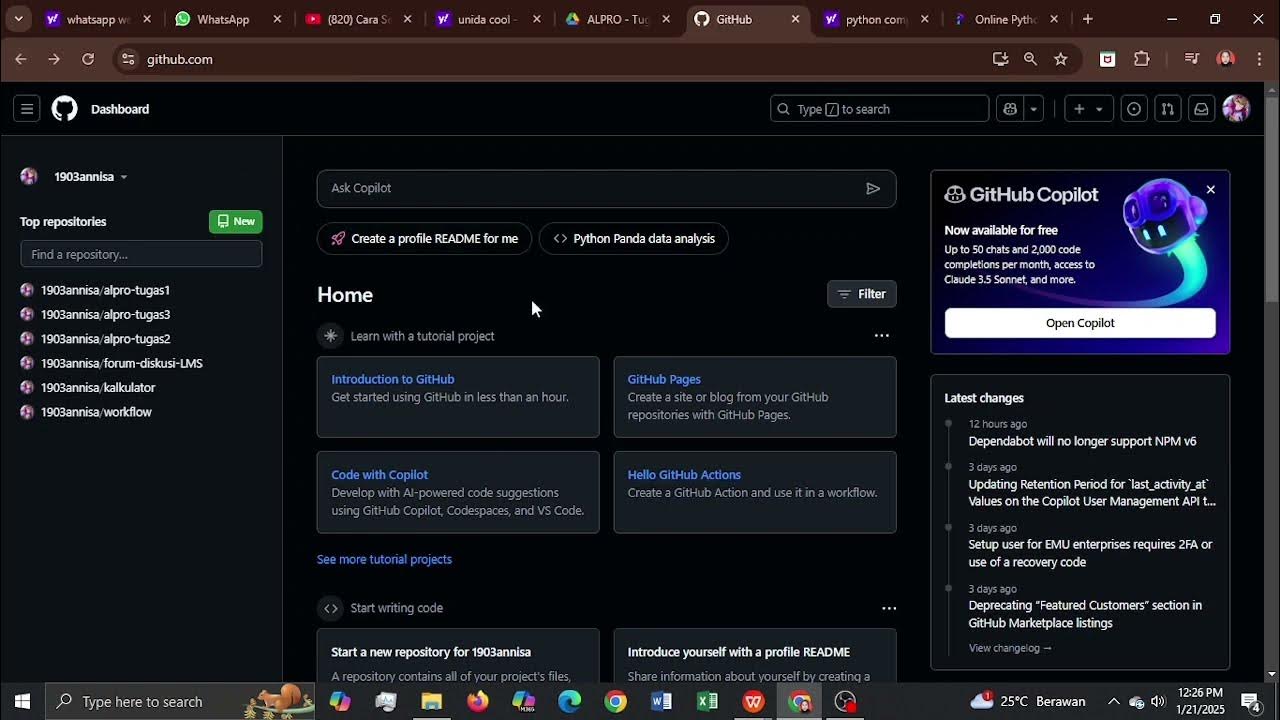 Bagaimana cara membuat organisasi di Github dan setitik python - YouTube