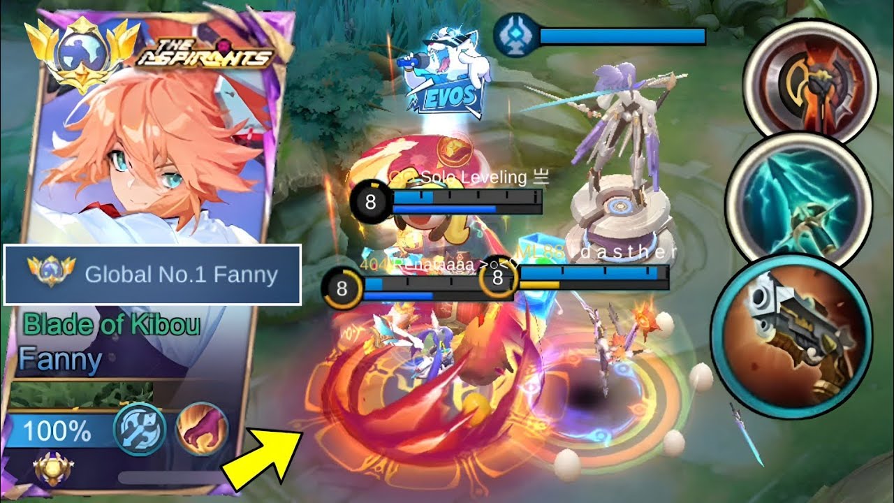 MOBILE LEGENDS FANNY BEST BUILD | BUILD FANNY TERSAKIT 2025 - MLBB ...