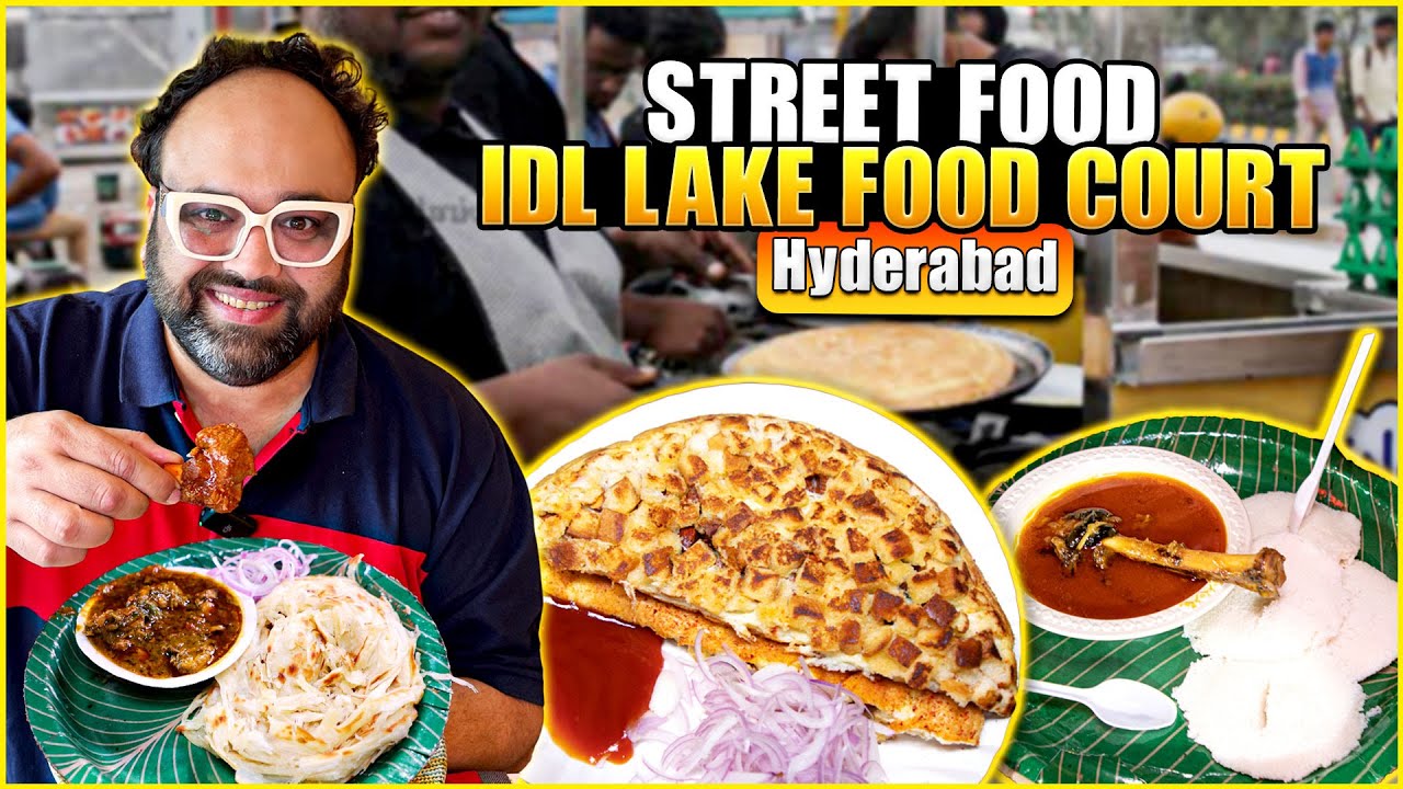 Unlimited Street Food Of Hyderabad | IDL Lake - YouTube