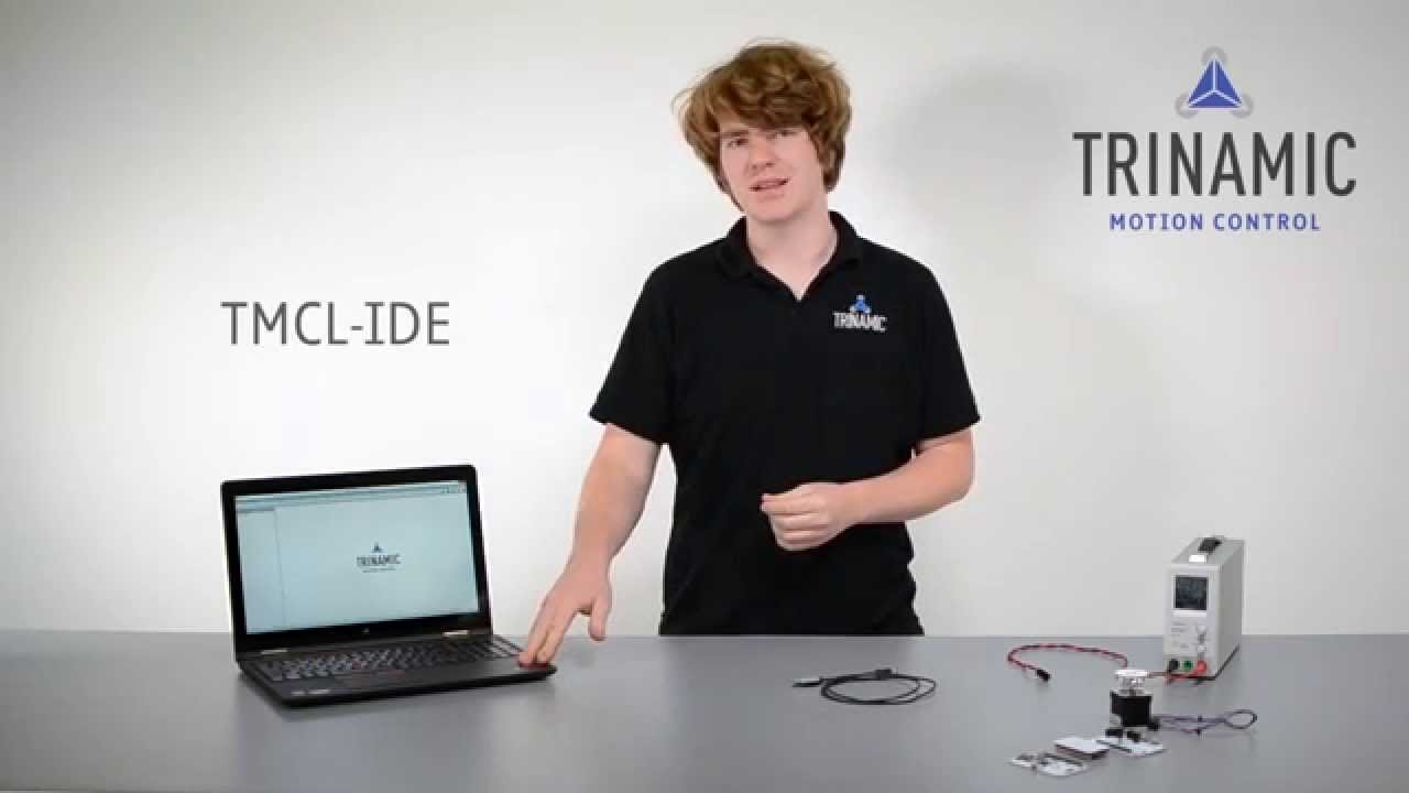 How to make a stepper motor turn with Trinamic TMC5130 EVAL KIT - YouTube