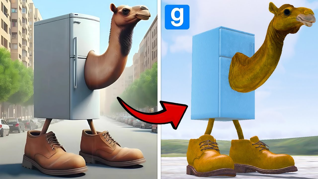 I MADE 3D FRIGO CAMELO FROM ITALIAN BRAINROT FAMILY ANIMALS MEMES in ...
