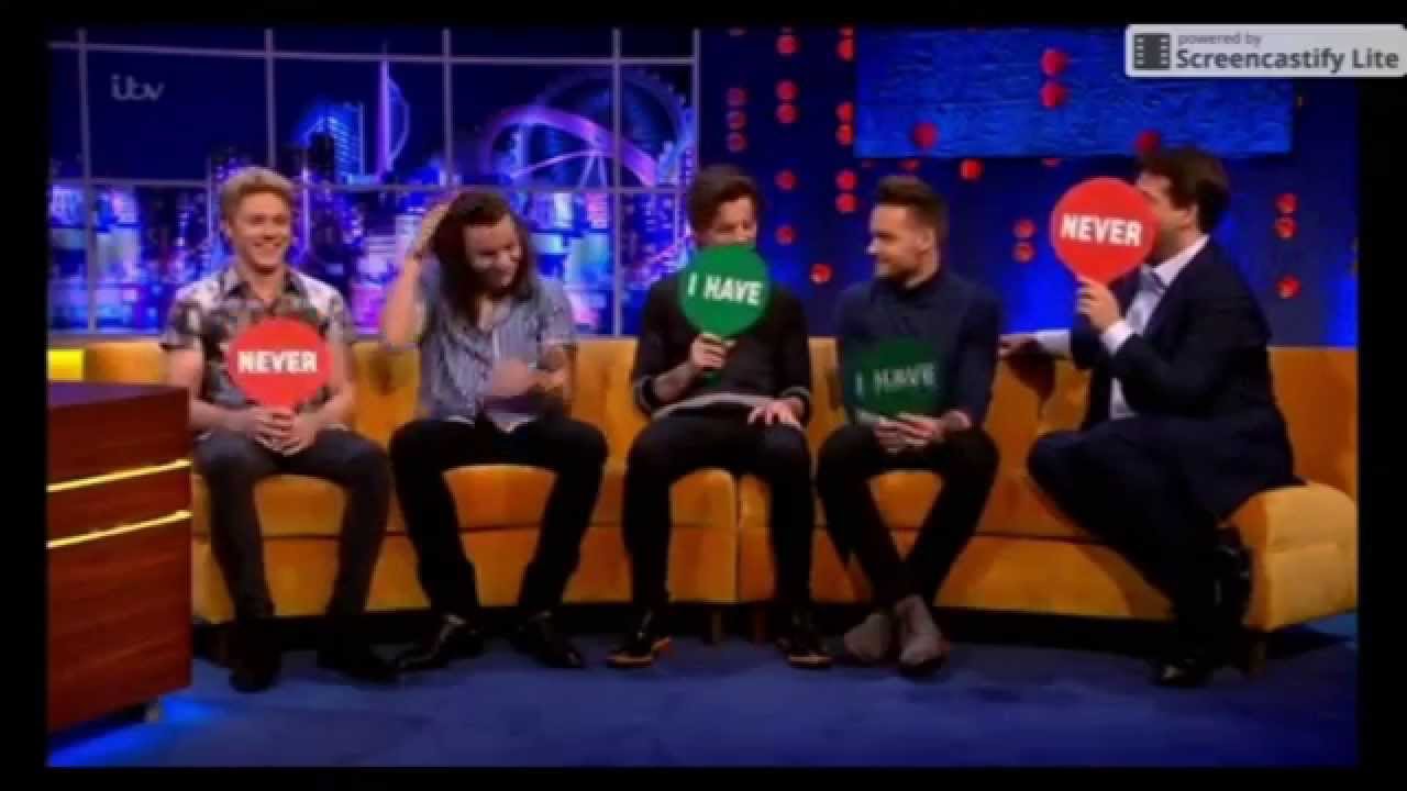 One Direction on The Jonathan Ross Show 720 HD - Never Have I Ever ...