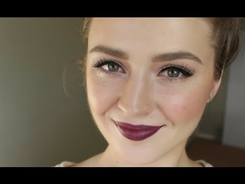 Vampy Lip Makeup Tutorial - YouTube