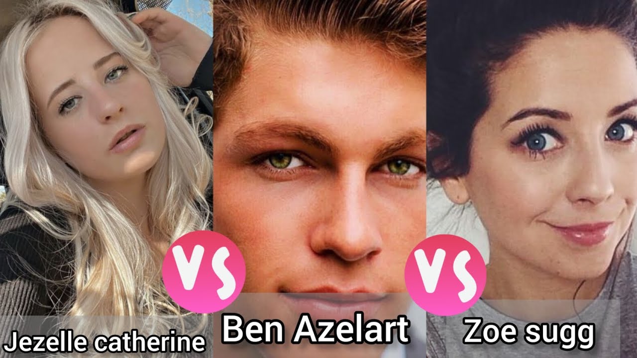 Jezelle Catherine Vs Ben Azelart Vs Zoe sugg lifestyle comparison 2024 ...