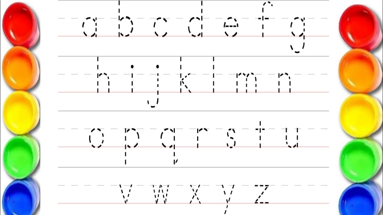 Small letters abcd कैसे लिखे l How to write small letters l Easy abcd ...